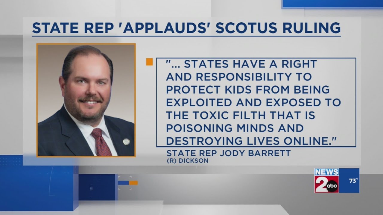 State Rep. Jody Barrett 'applauds' SCOTUS ruling - YouTube