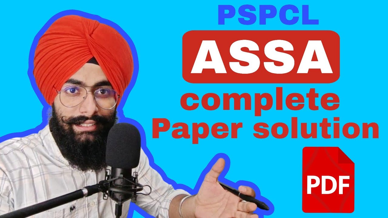 2025 PSPCL ASSA complete paper solution | 1st shift | with answers pdf ...