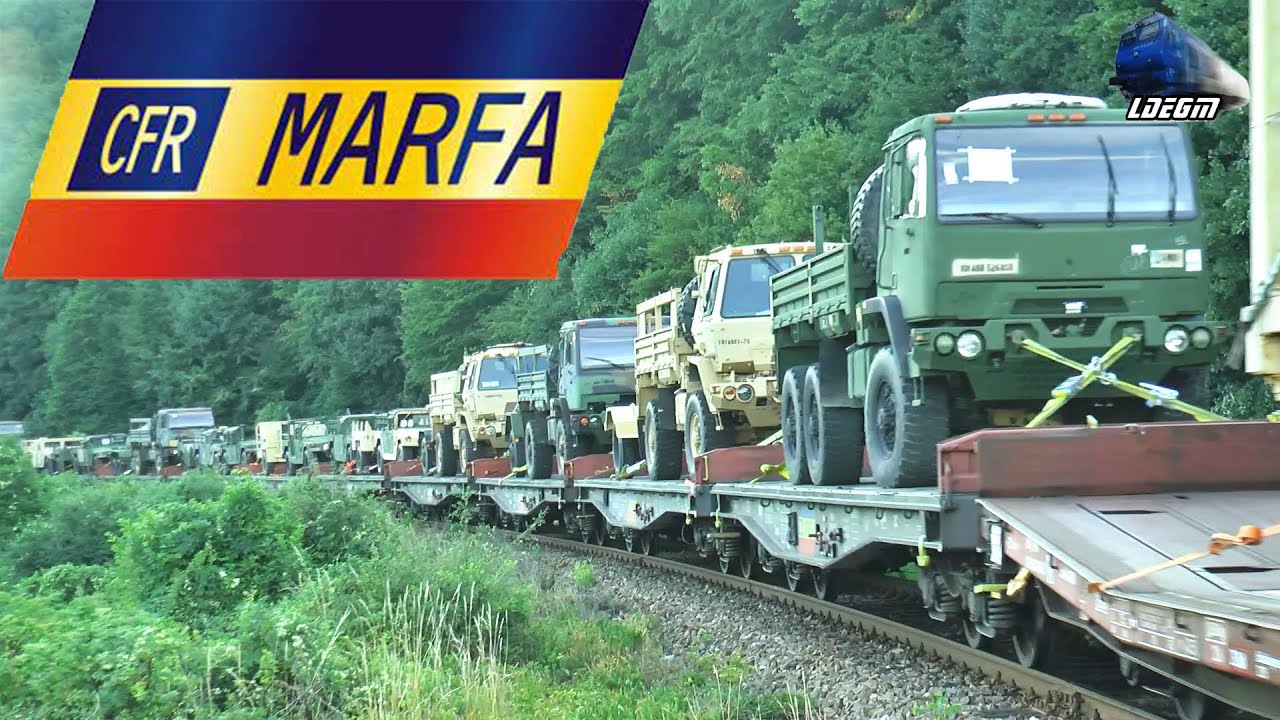 Tren Militar CFR MARFĂ Military Train in Defileul Crișului Repede ...