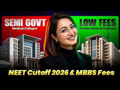 Semi Government & Low Fees Private Medical Colleges in India | NEET Cutoff & MBBS Fees #neet2026