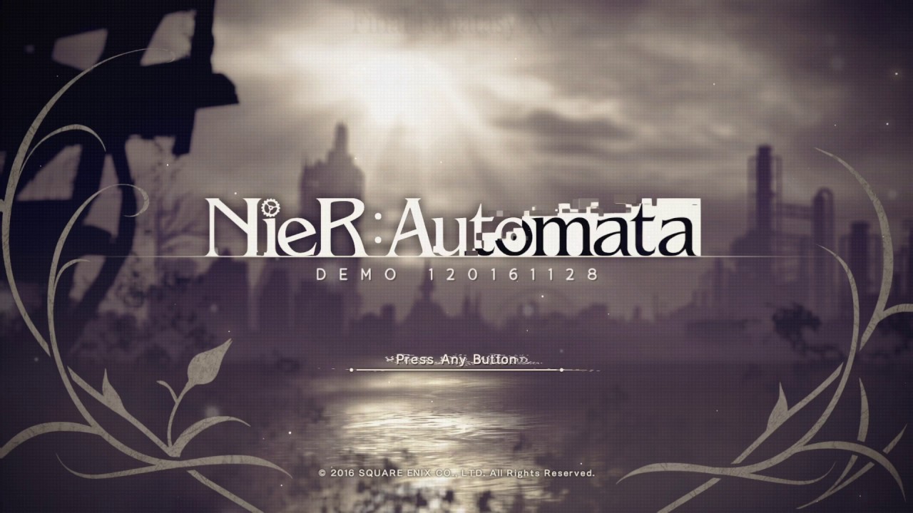 NieR: Automata DEMO - main menu soundtrack - YouTube