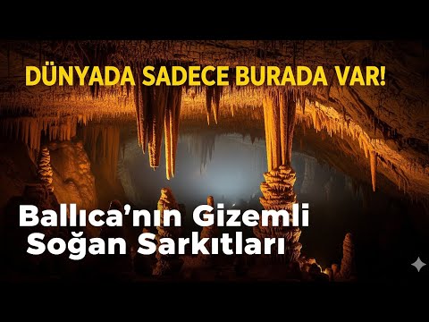 Dünyada Sadece Burada Var!  Ballıca Mağarasının Gizemli Soğan Sarkıtları