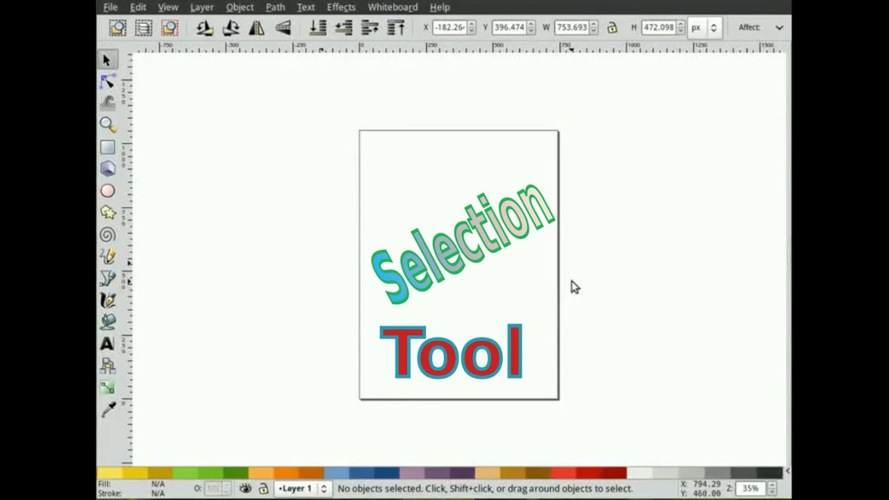 Inkscape Lessons: Selection Tool Proper Usage - YouTube