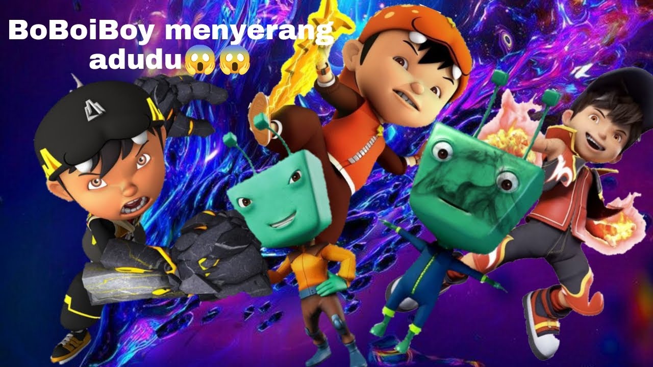 BoboiBoy api, angin,gempa menyerang adudu dan para monster 💀😱😱 - YouTube