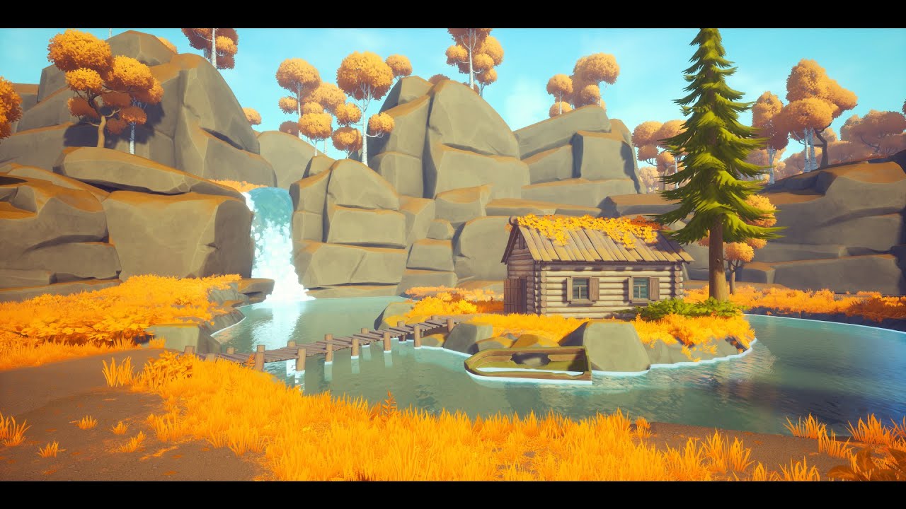 Stylized Autumn Forest (Unreal Engine 4) - YouTube