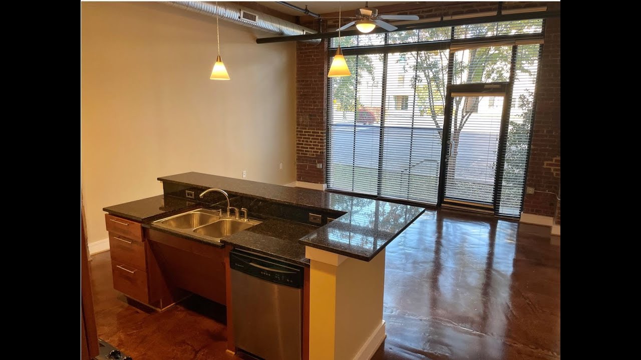 Cotton Mill Lofts Unit 120 1-Bedroom with Outside Entrance - YouTube
