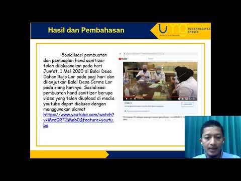 Pembuatan dan Pembagian Hand Sanitizer di Desa Dahan ReJo Lor dan Cerme Lor Kabupaten Gresik