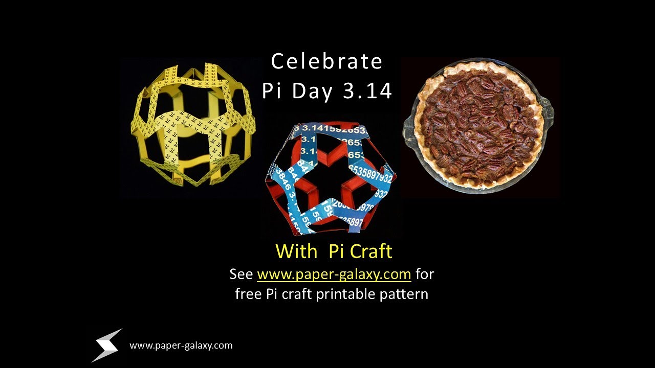 Celebrate Pi Day 3.14 with Pi Craft - YouTube