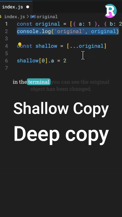 Shallow Copy vs Deep Copy Explained: Key Differences & Practical Guide - YouTube