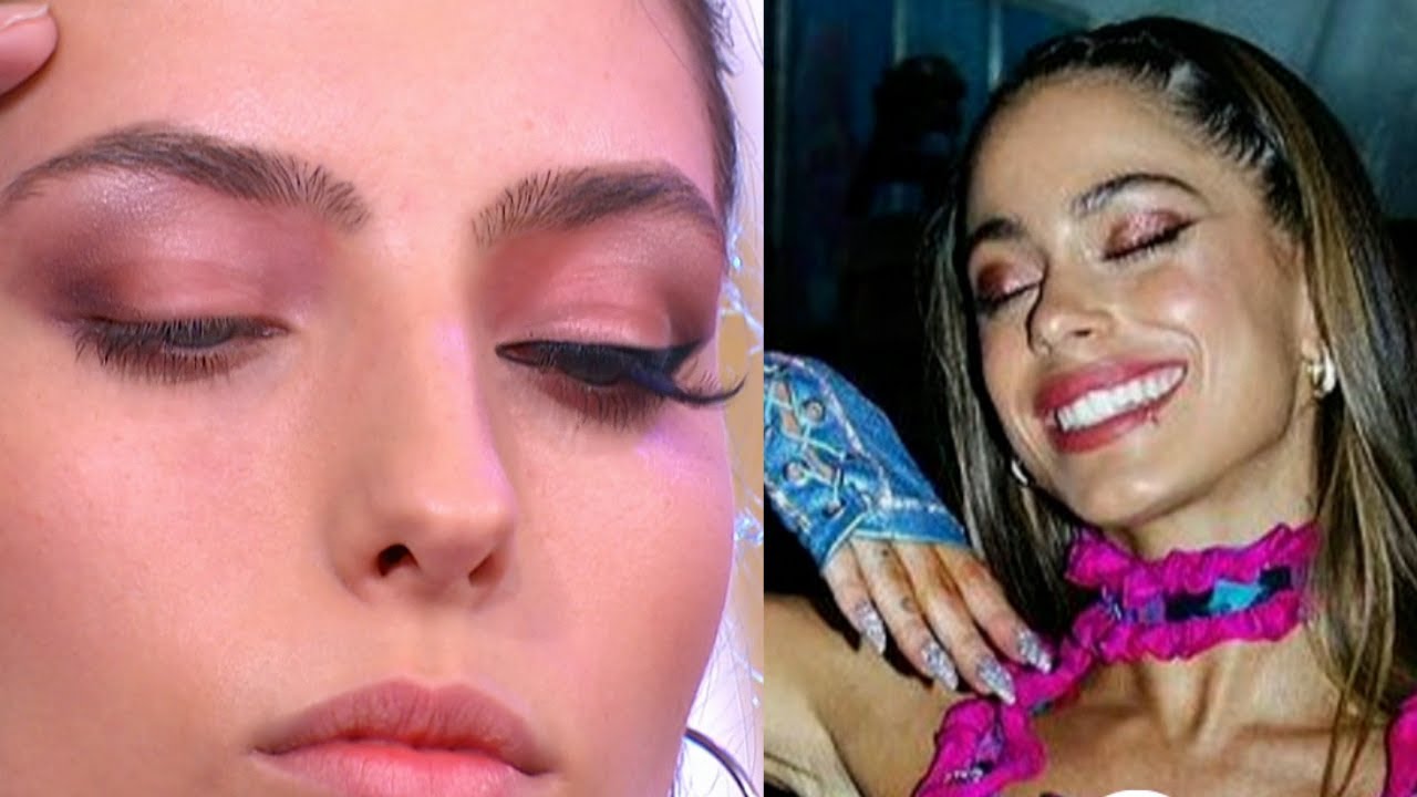 Aprendemos a hacer el maquillaje que usó Tini - YouTube