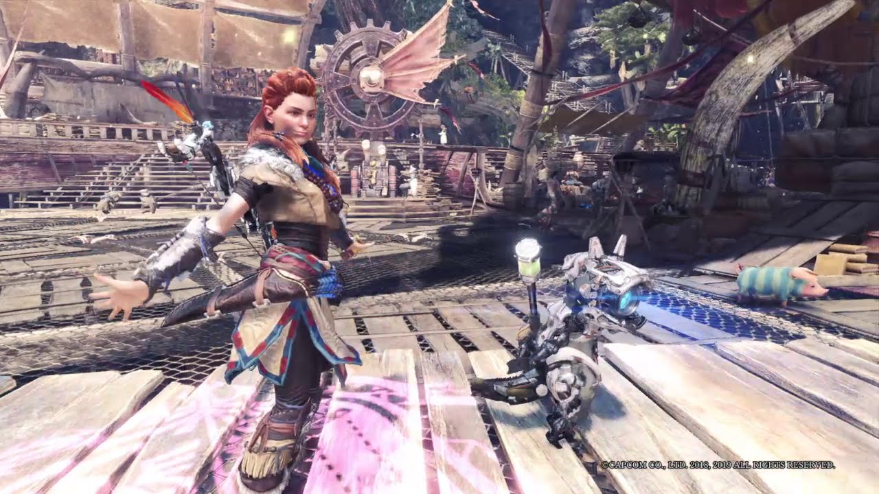 Aloy Dance Good | Monster Hunter World / Horizon Zero Dawn - YouTube