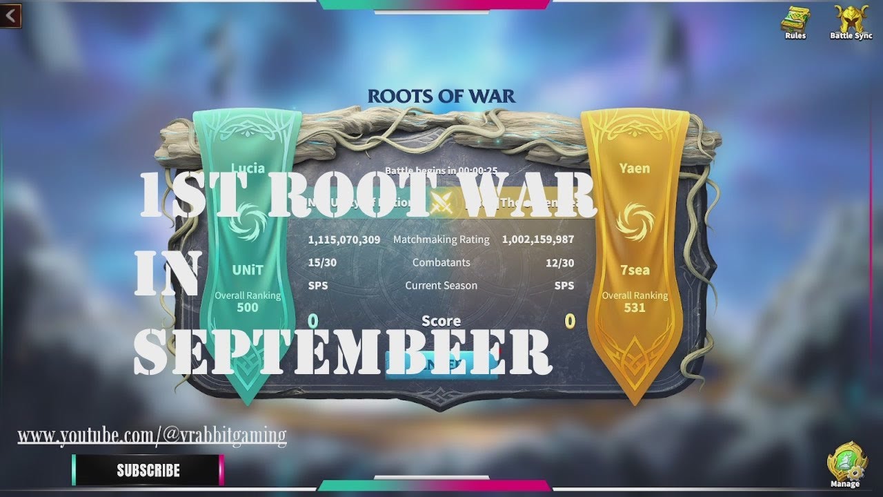 With UNit ROOT war in SeptermBEER - YouTube