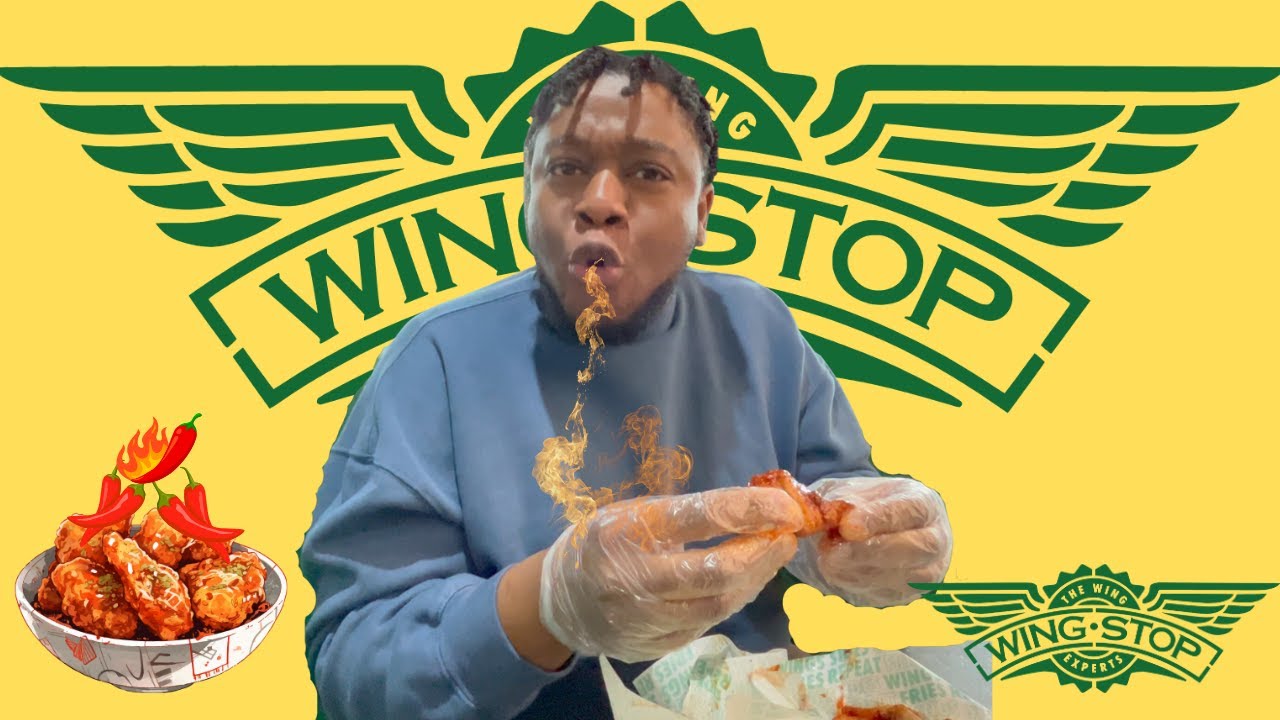 Hottest Wingstop Wings Challenge Atomic wings - YouTube