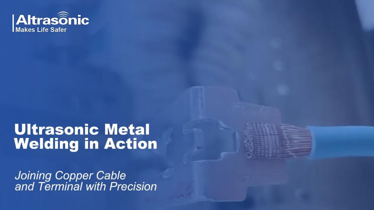 Copper Wire Terminal welding bonding by ultrasonic metal welder - YouTube