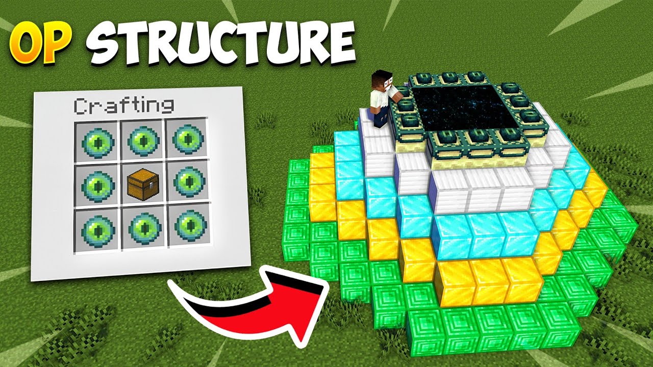 Minecraft,But I Can Craft Op Structure || Minecraft Mods || Minecraft ...