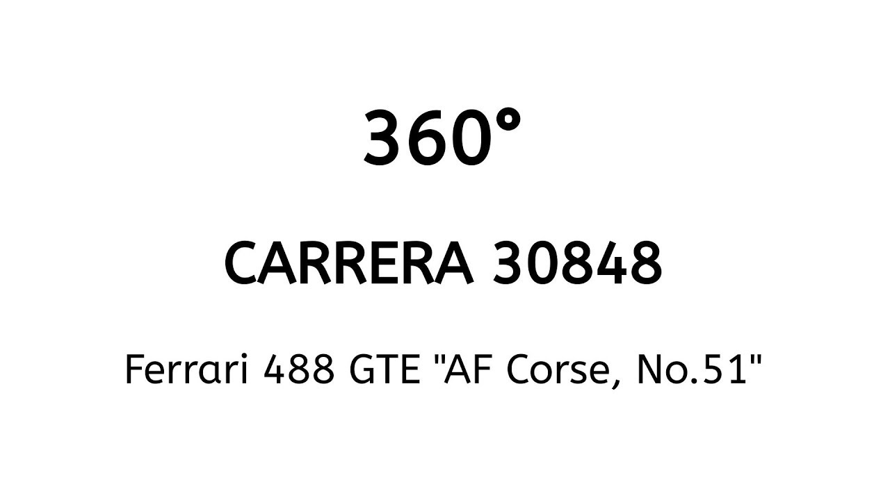 Carrera 30848 360° view - YouTube