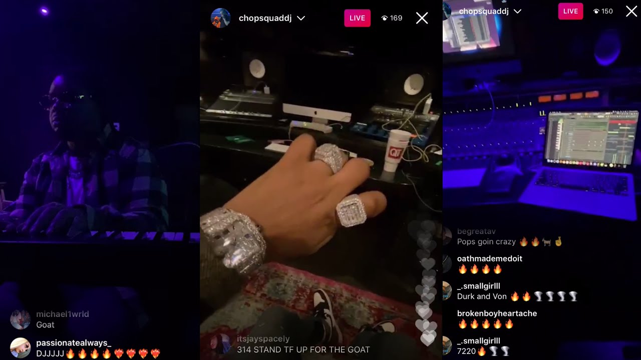 Chopsquad DJ Playing Keys and Cooking Up 10 Beats on IG Live (Nov 9 ...