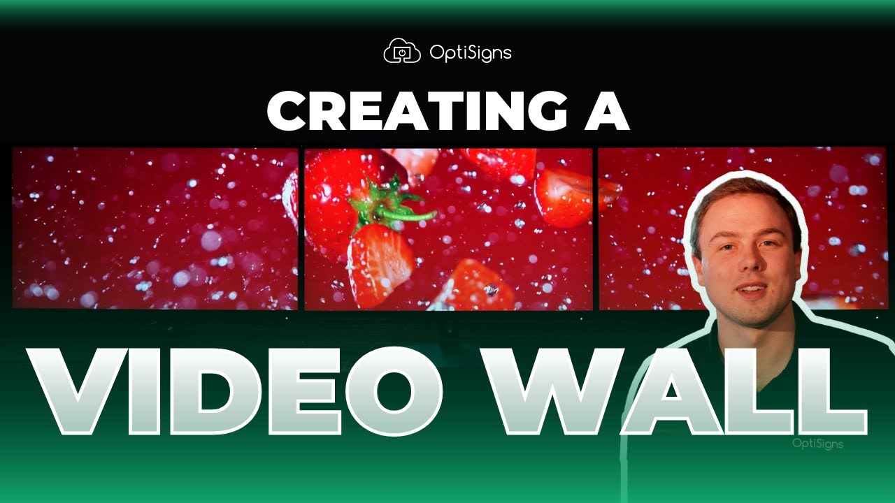 How to Create a Video Wall with OptiSigns - YouTube