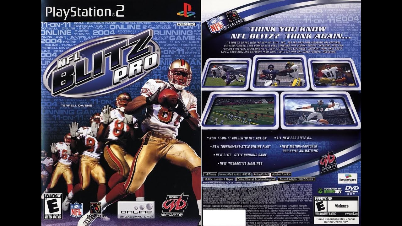 NFL Blitz Pro (PlayStation 2) - Philadelphia Eagles vs. Baltimore ...