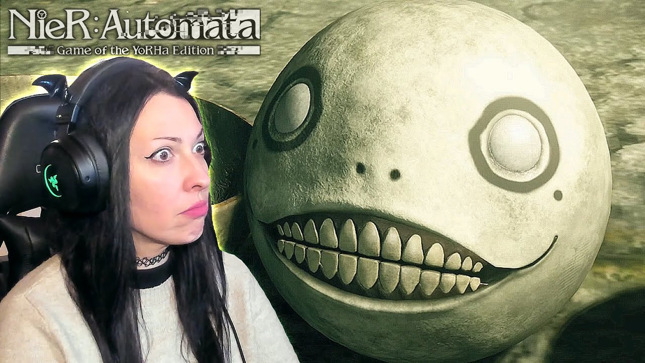 NIER AUTOMATA Walkthrough Part 8 - A SMILING BALL? - YouTube