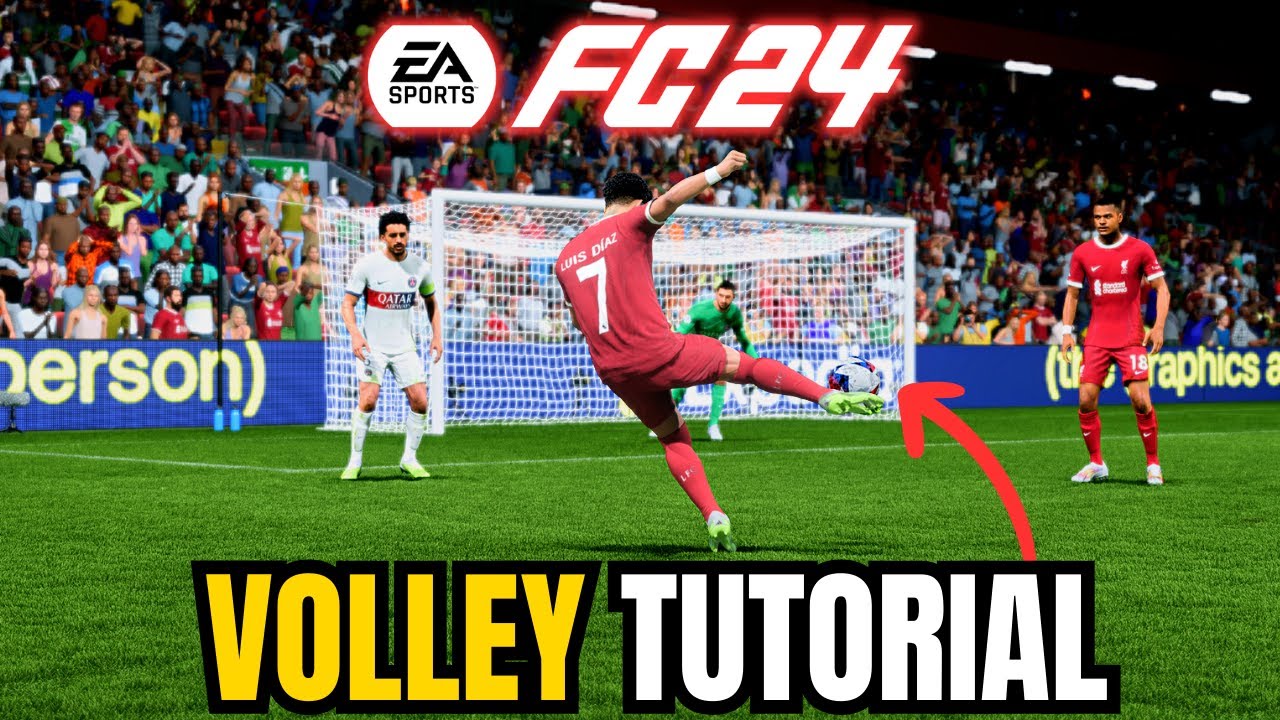 FC 24: How to Score Volley in EA Sports FC 24 - Volley Shot #fc24 - YouTube