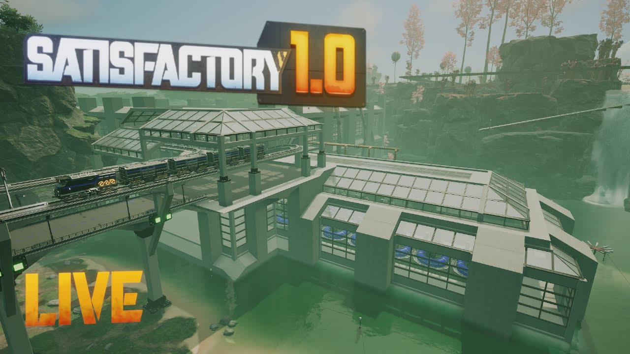 The MOST BEAUTIFUL Building I've EVER Made!! - Satisfactory Live ...