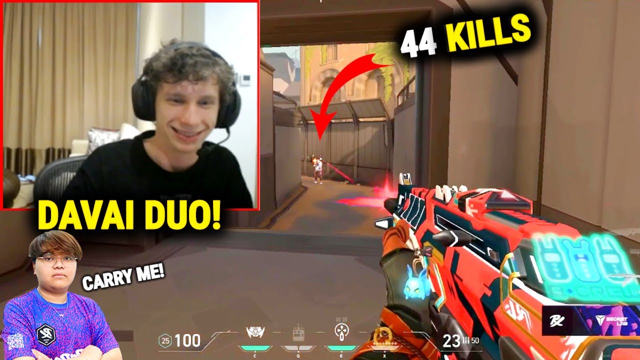 PRX Something Tried His Best to Carry His Team With D4v41 In Radiant ...