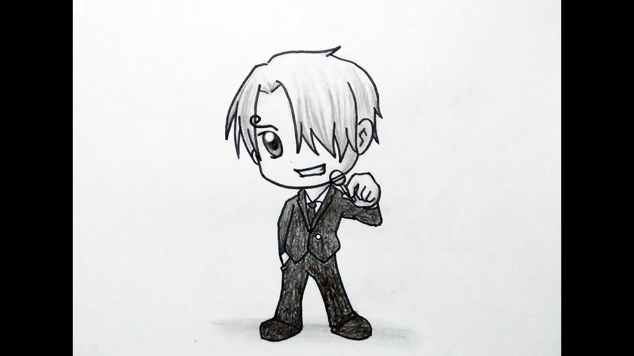 How To Draw Sanji | One piece | In Few Easy Steps - YouTube