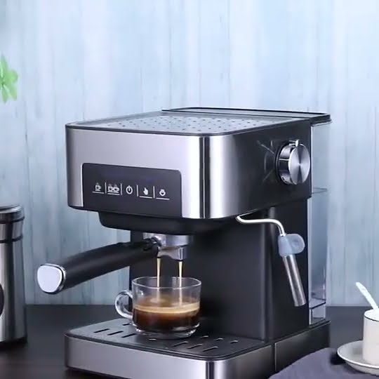 Sokany SK-6862 espresso Coffee Maker, 850Watt, Silver - YouTube
