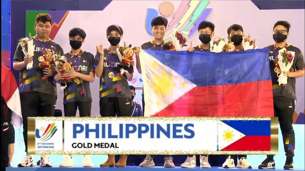 PHILIPPINES GOLD MEDAL AWARD CEREMONY | SEA GAMES 2022 | MOBILE LEGENDS ...