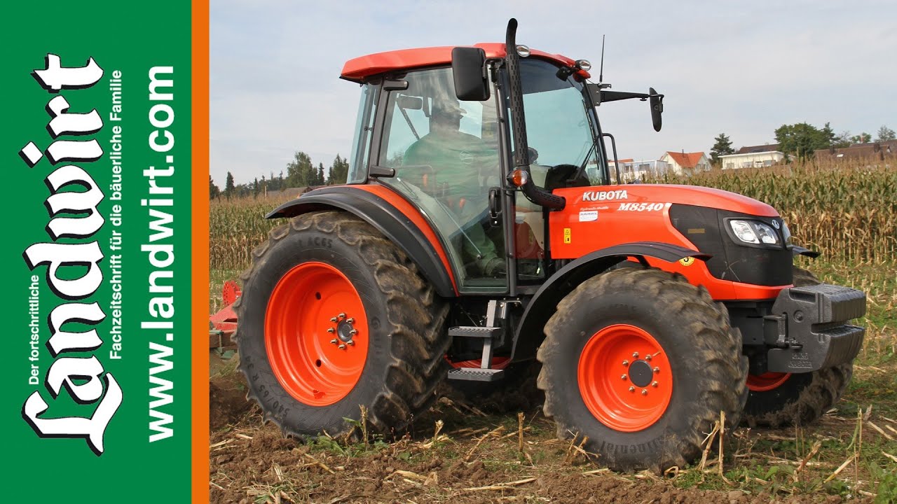 Kubota M8540 - YouTube