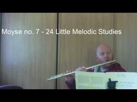Marcel Moyse - 24 Little Melodic Studies for flute: No. 7 - YouTube