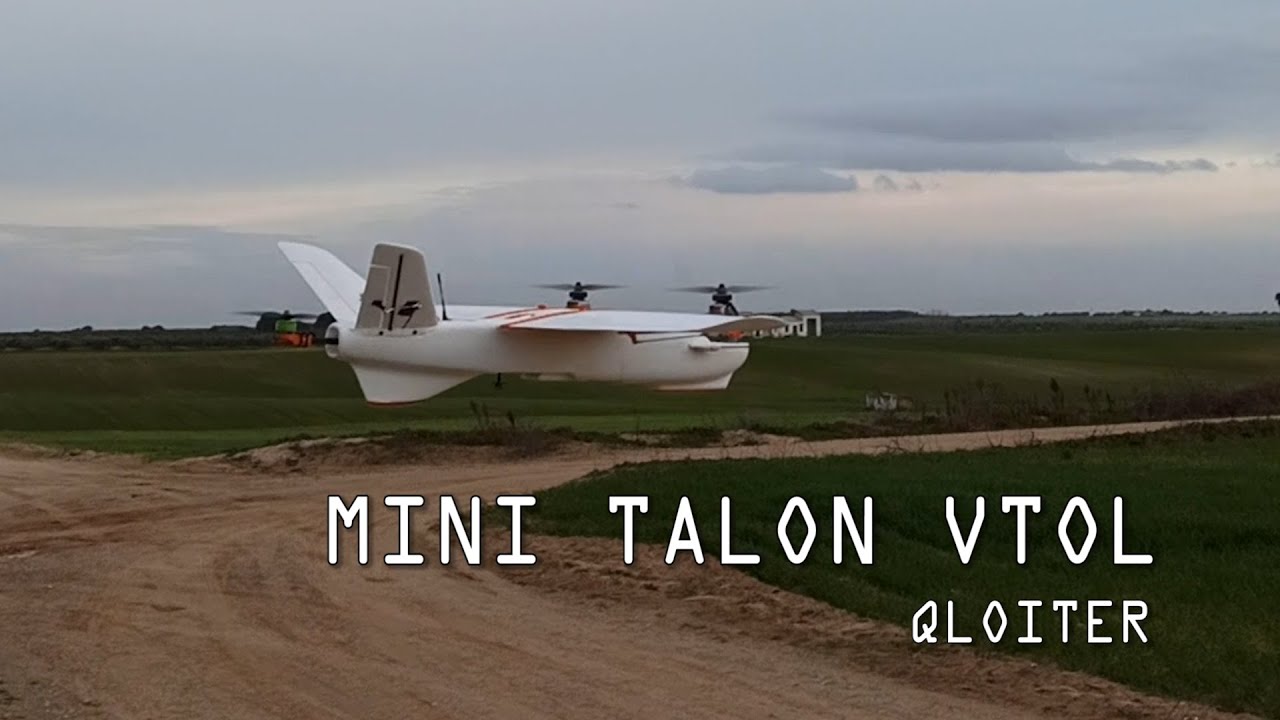 MINI TALON VTOL: QLOITER Mode Test - YouTube