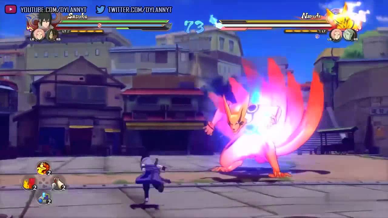 Naruto Shippuden Ultimate Ninja Storm 4 Sasuke Rinnegan Moveset - YouTube