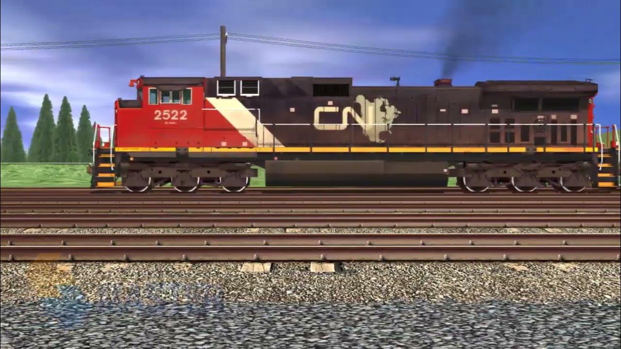 Trainz Railfanning 20 - Marias Pass [6] BNSF, UP, CN - YouTube