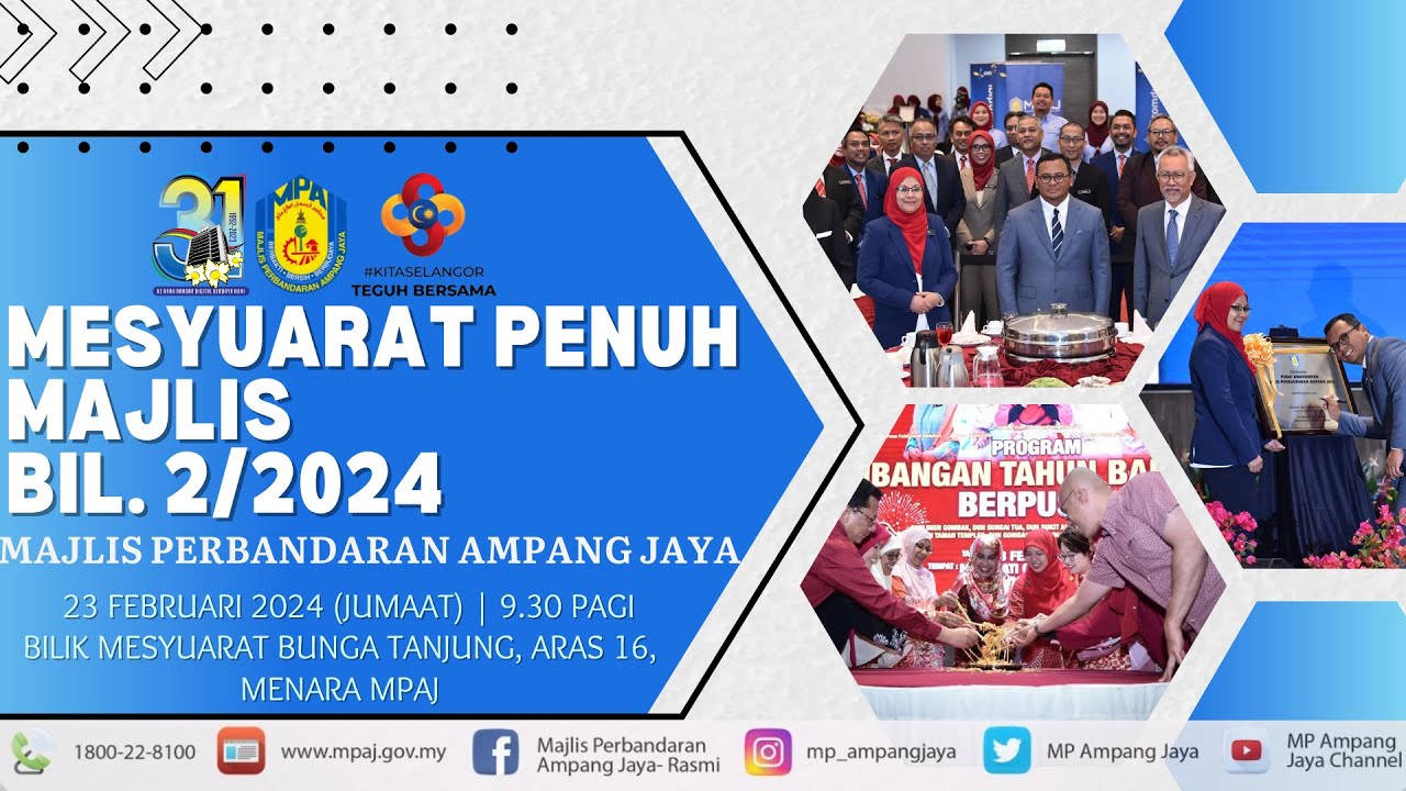 MESYUARAT PENUH MAJLIS BIL.2/2024 MAJLIS PERBANDARAN AMPANG JAYA (MPAJ ...
