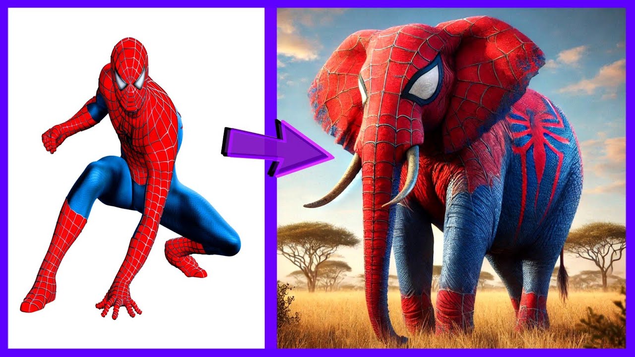 AVENGERS But ELEPHANT 🐘 VENGERS🔥 All Characters (marvel & DC) 2025💥 ...
