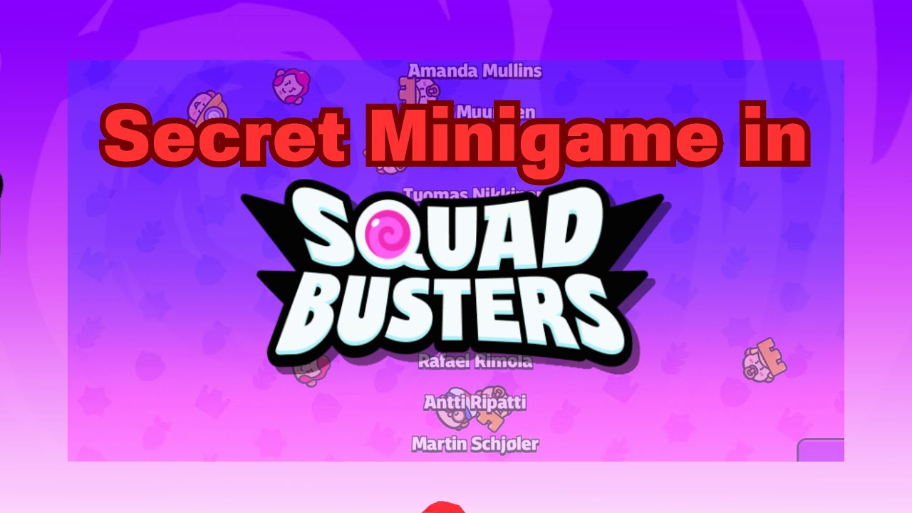 Secret Minigame In Squad Busters? - YouTube