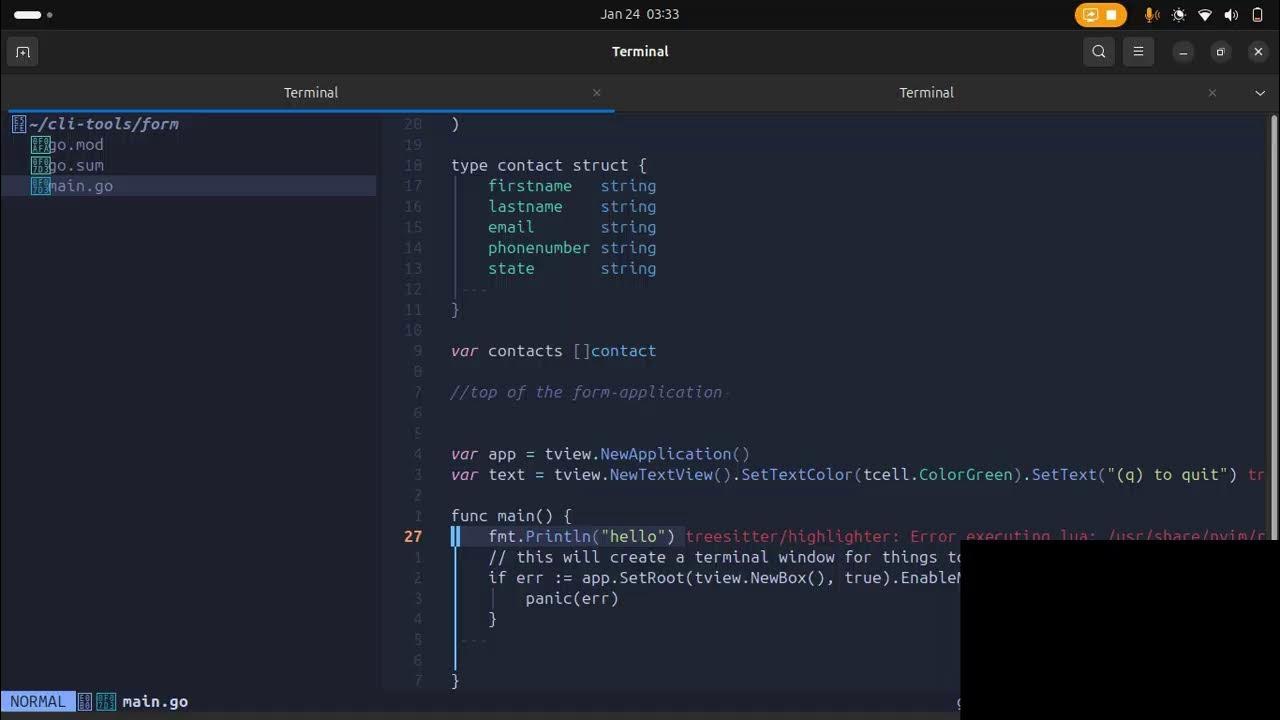 creating a CLI using Golang || very new for Golang || #learningGO # ...