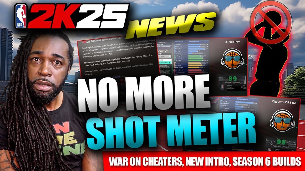 NBA 2K25 News 🔥 New Intro! Shot Meter REMOVED to Stop Ch..... + Season ...