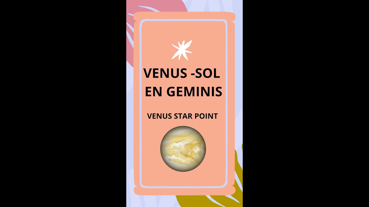VENUS STAR POINT GEMINIS - YouTube