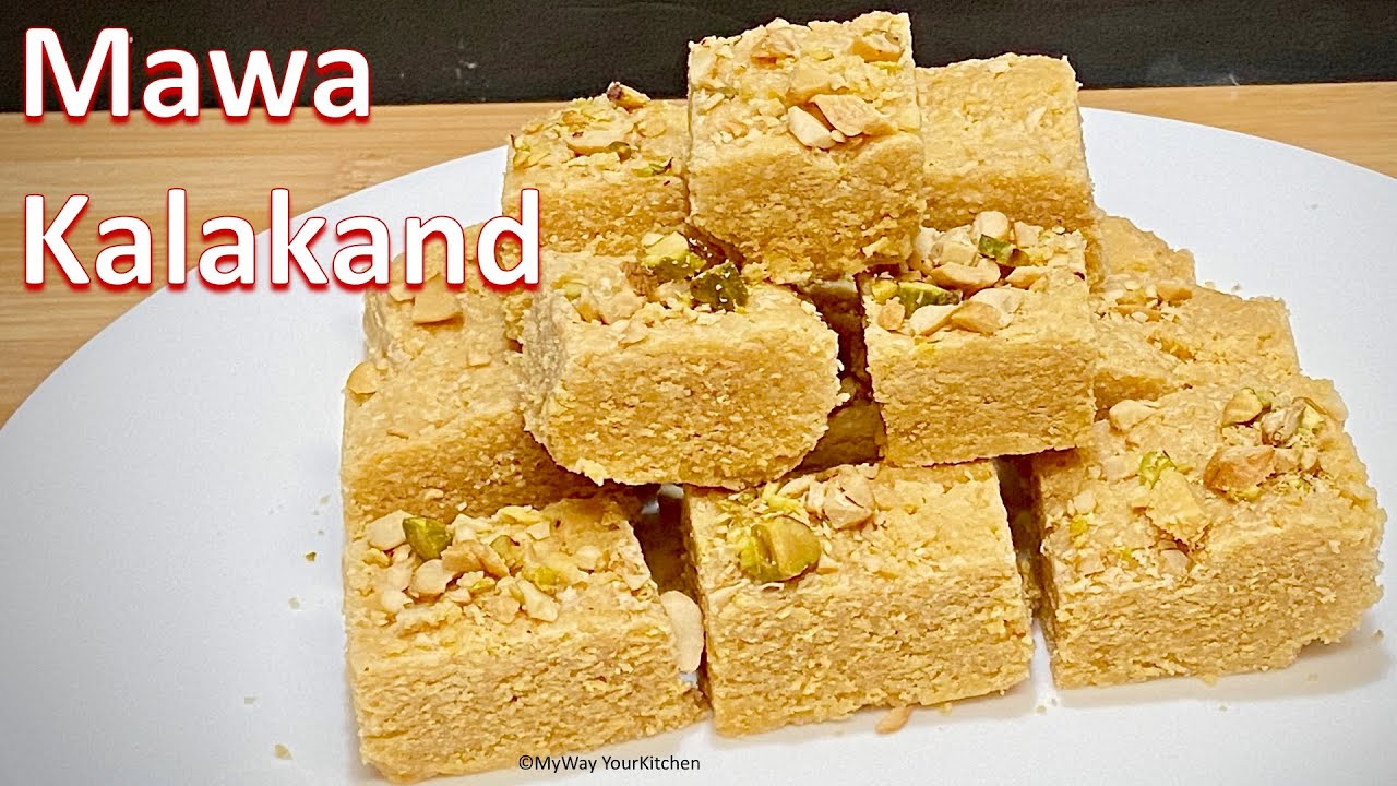 Instant Mawa Kalakand | Milk cake Recipe | Kalakand Recipe | Khoya/koa ...