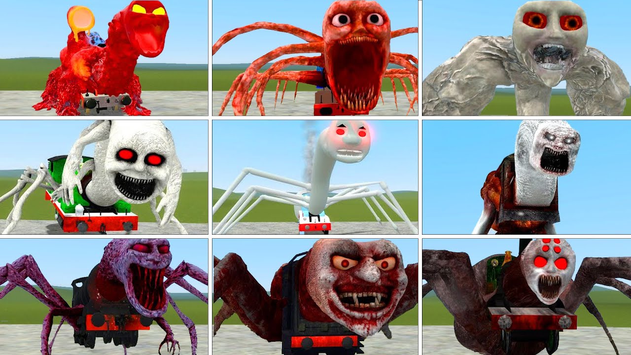 Train Monster Battle: Thomas The Train,James,Gordon,Emily,Toby,Percy ...