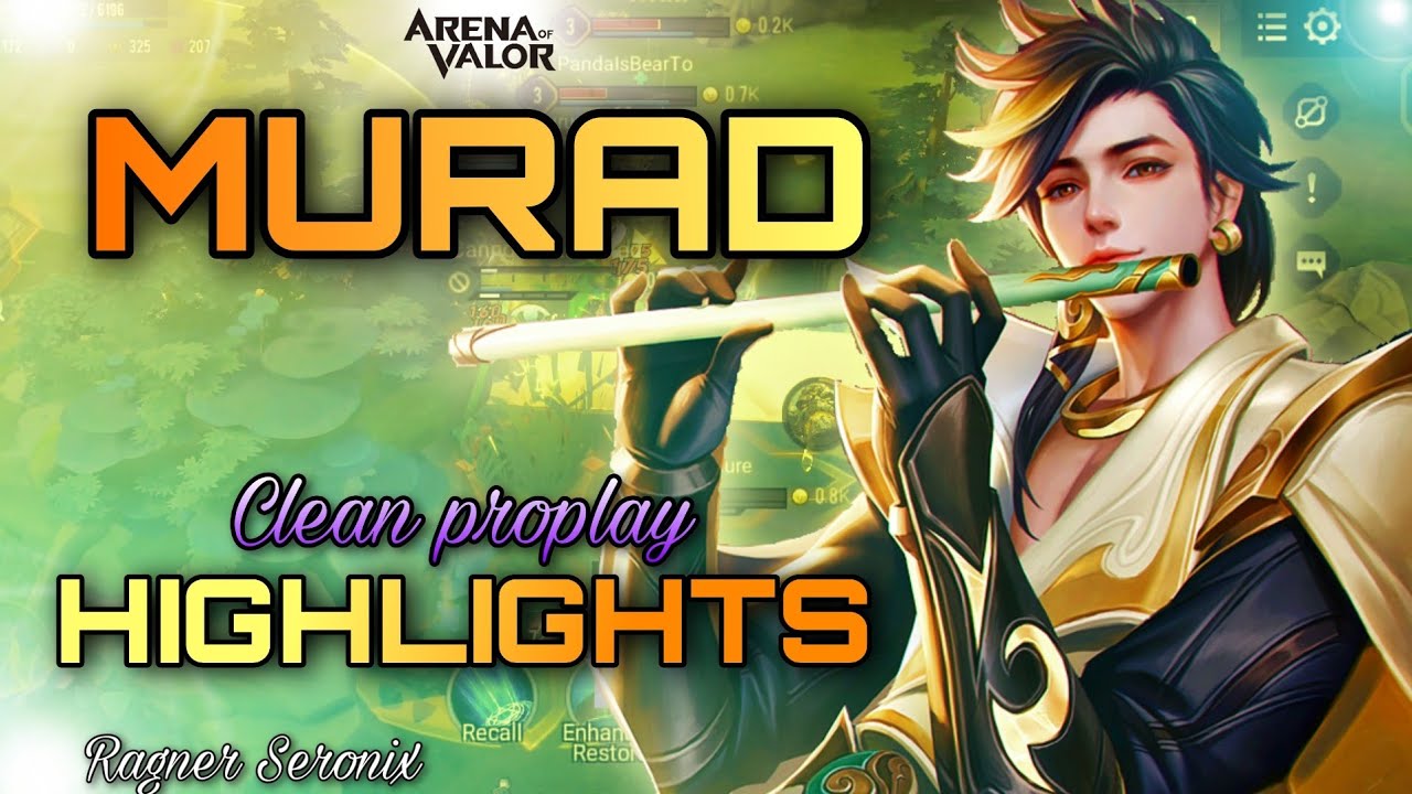 Murad Highlights | Arena of Valor | LiênQuân Mobile | RoV | AoV - YouTube
