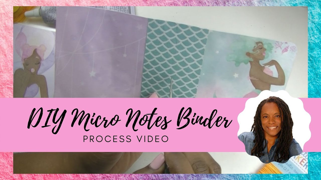 DIY Micro Notes || Binder Cover || ft. Michael's Paper Pad - YouTube