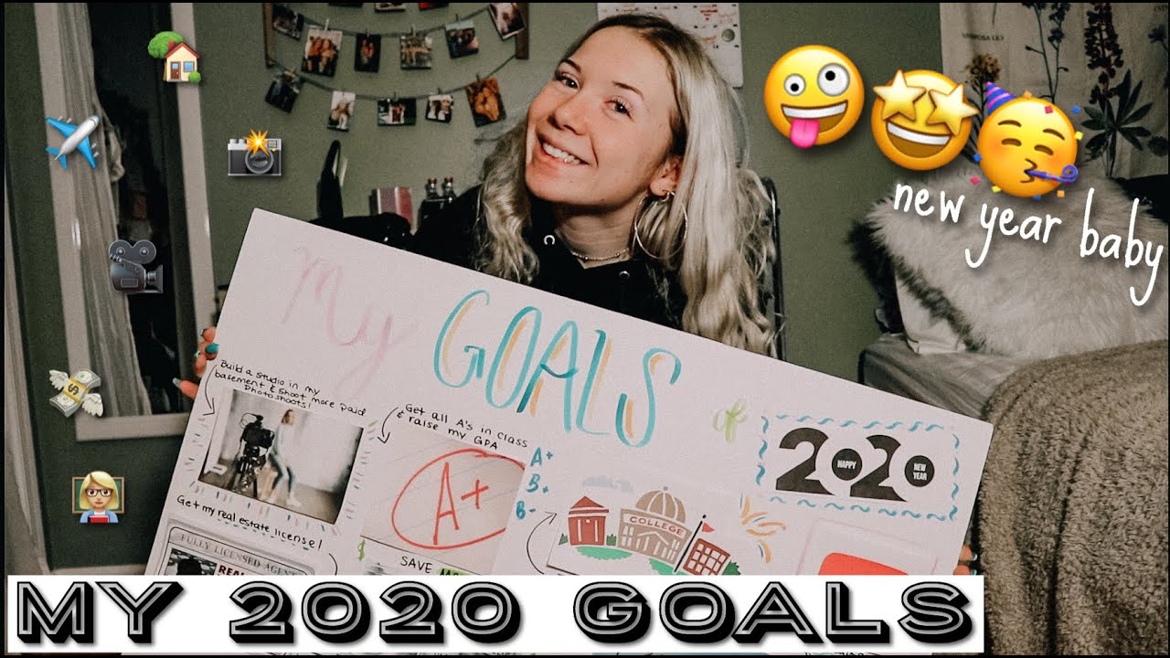 my GOALS for 2020 || vision board - YouTube