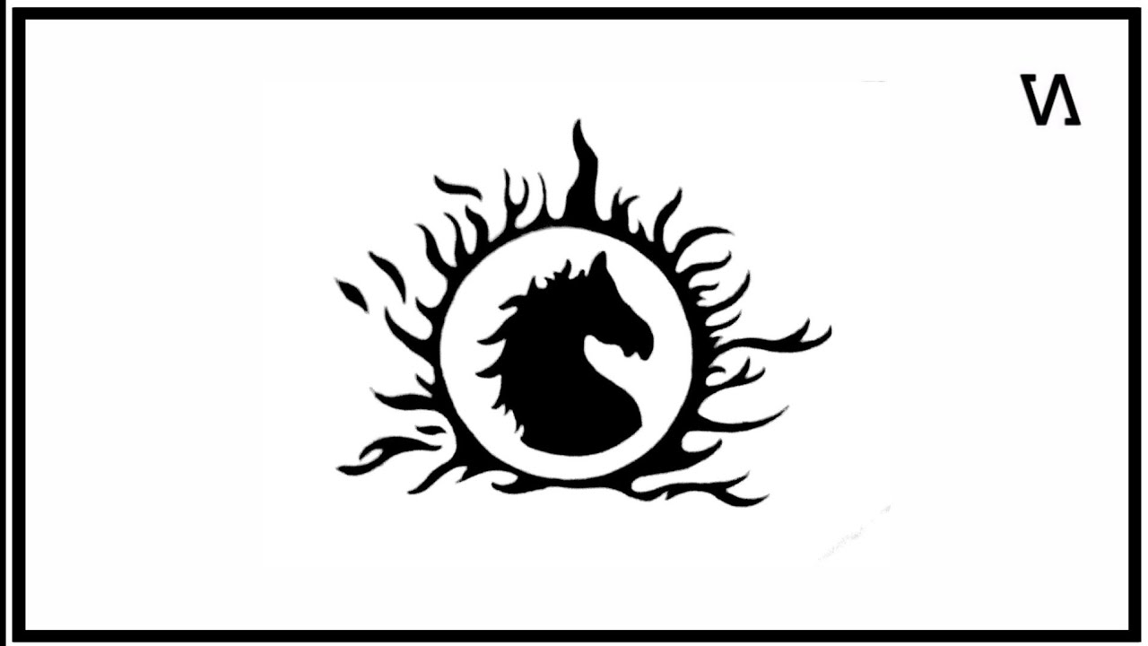 How to draw the Bahubali symbol - easy step by step drawing tutorial ...