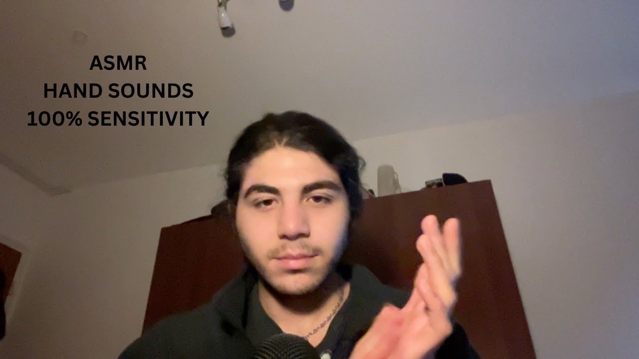 ASMR 100% sensitivity hand sound (+ whispers) - YouTube