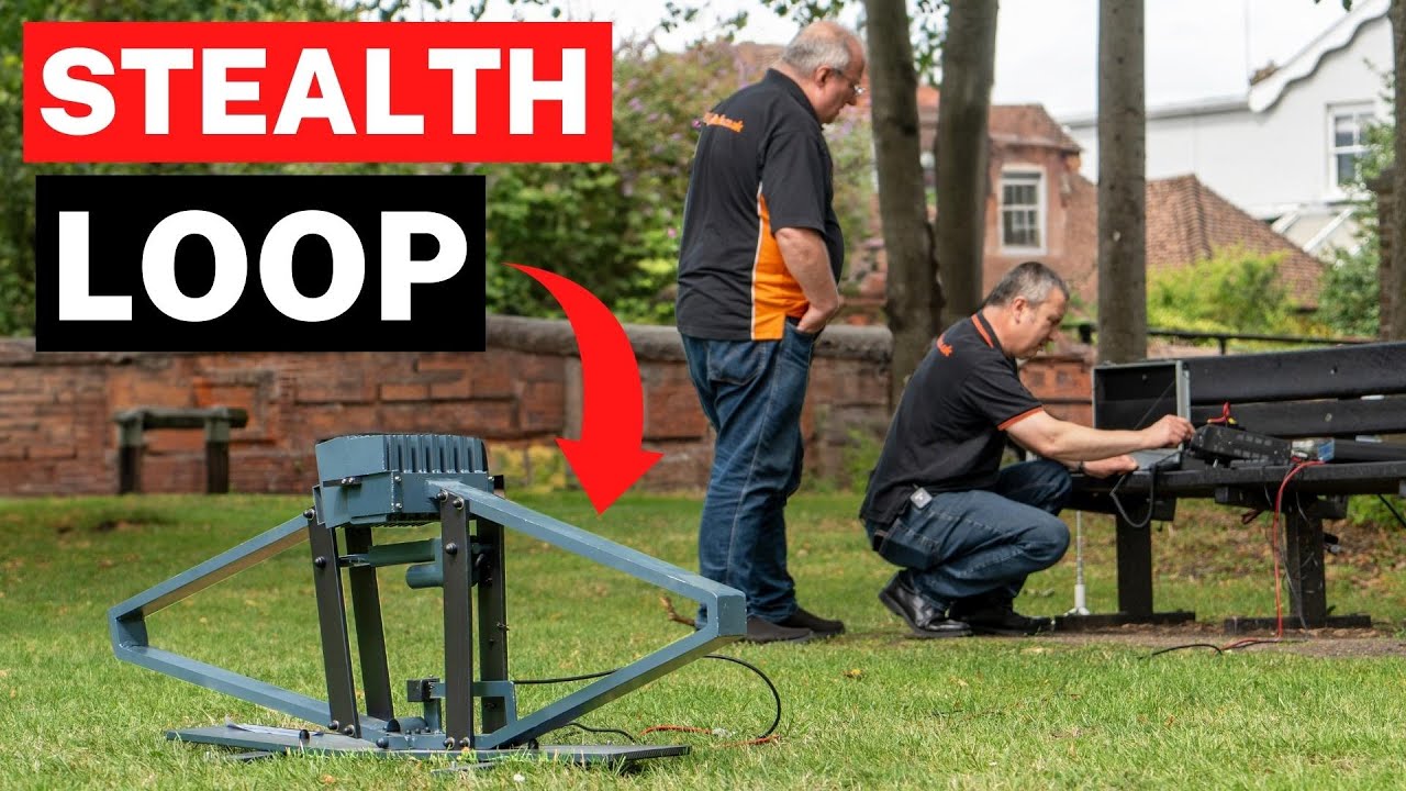 Portable with a STEALTH LOOP and Yaesu FT-710! - YouTube