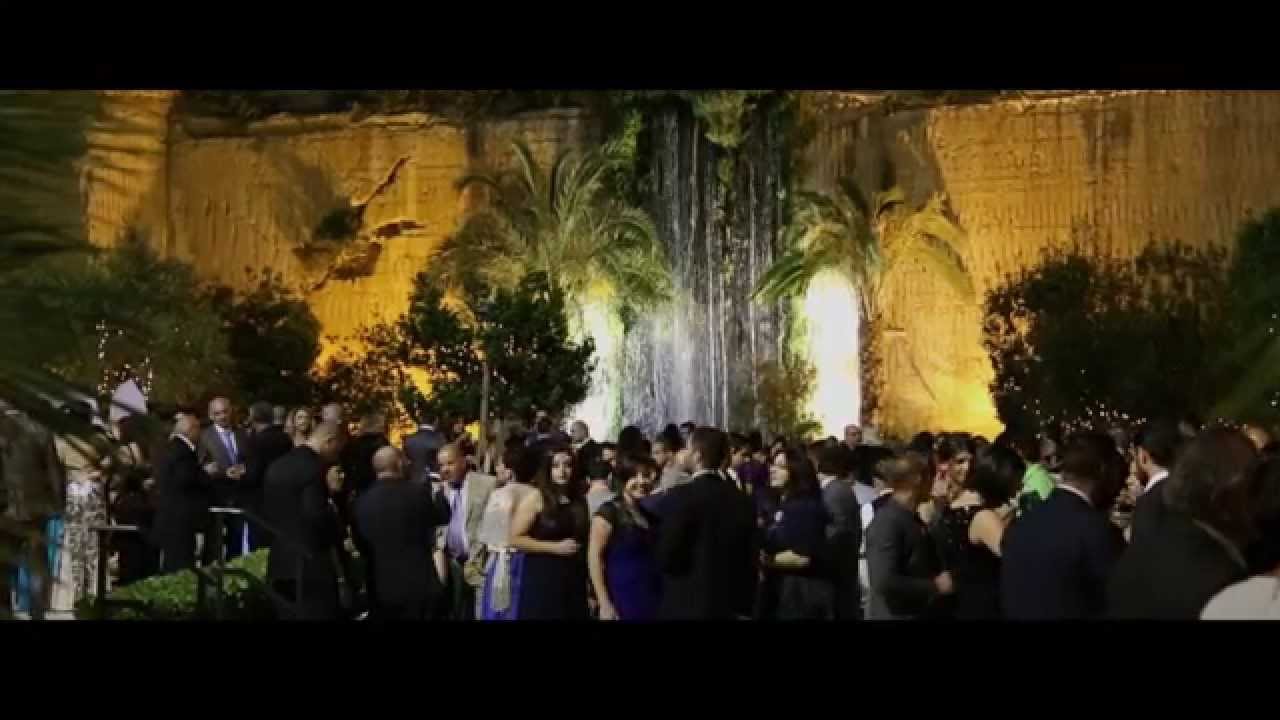 Waterfall Garden Wedding in Malta by Ionian Weddings - YouTube